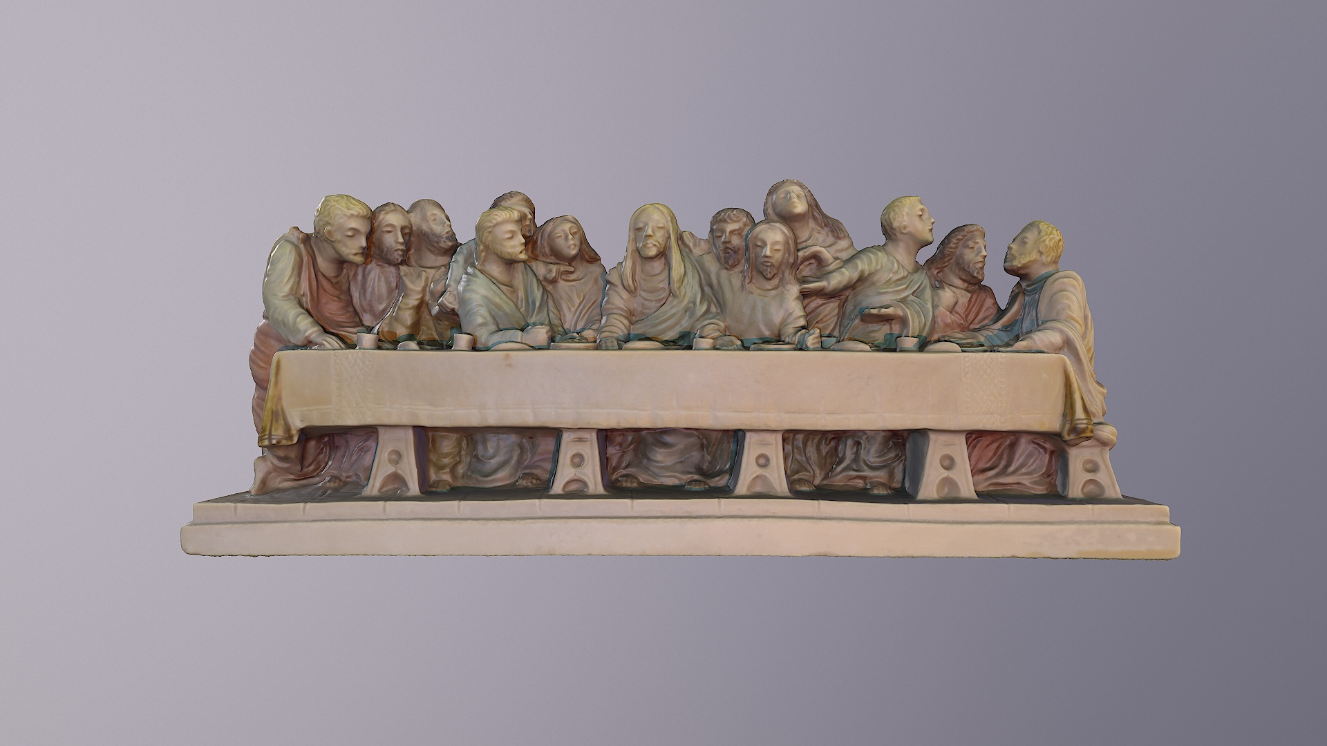 3D Model Last Supper Statue High-poly 3D Model - TurboSquid 1791933