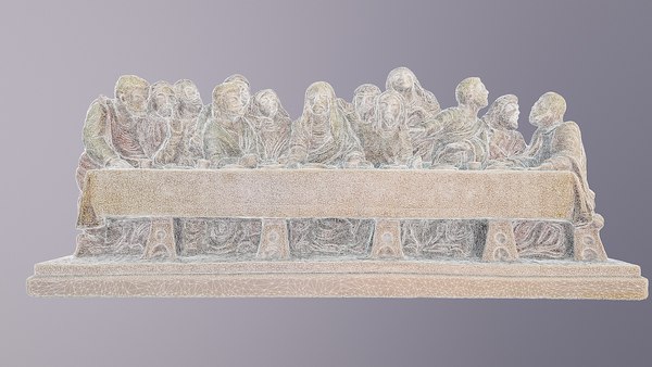 최후의 만찬 동상 하이 폴리 3D 모델 3D 모델 - TurboSquid 1791933