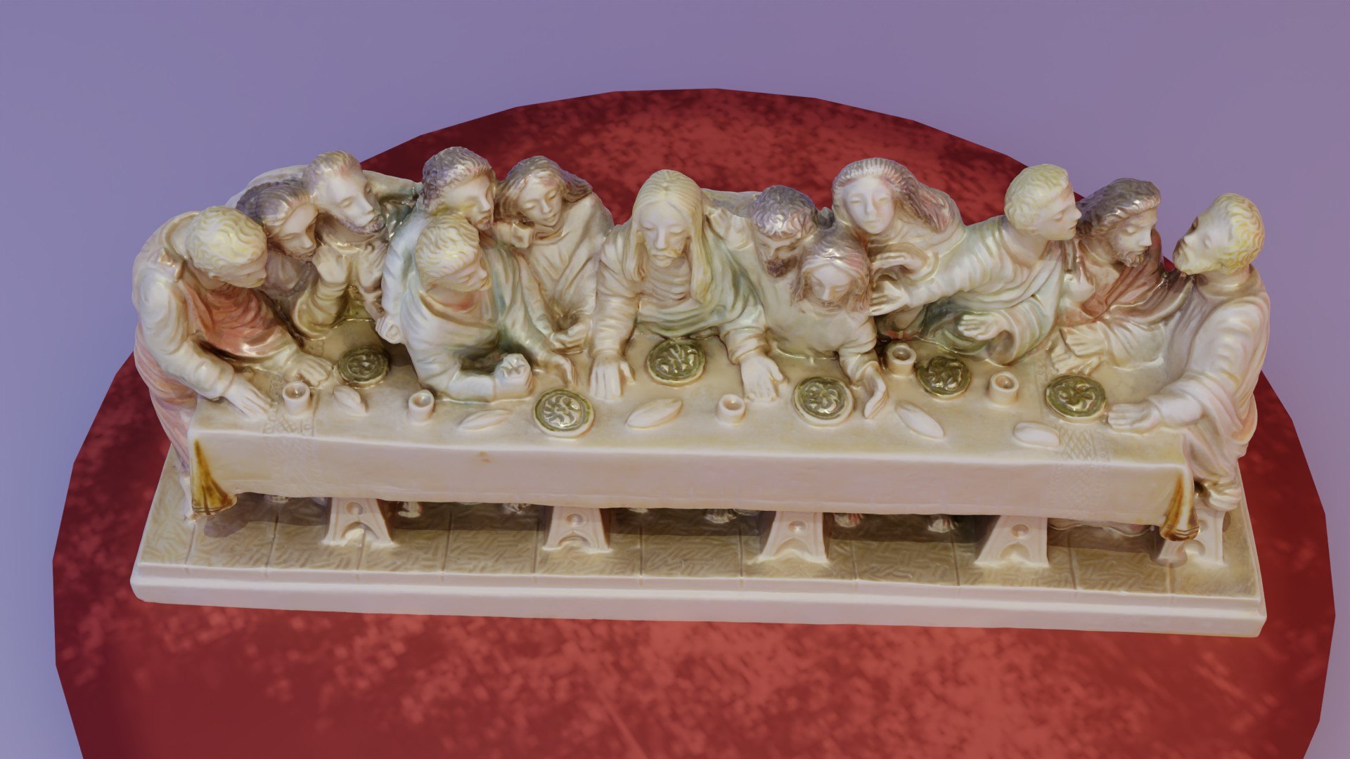 3D Model Last Supper Statue High-poly 3D Model - TurboSquid 1791933