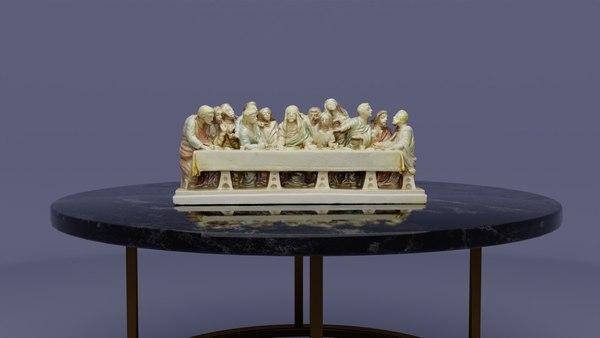 3D model Last supper statue high-poly 3D model - TurboSquid 1791933