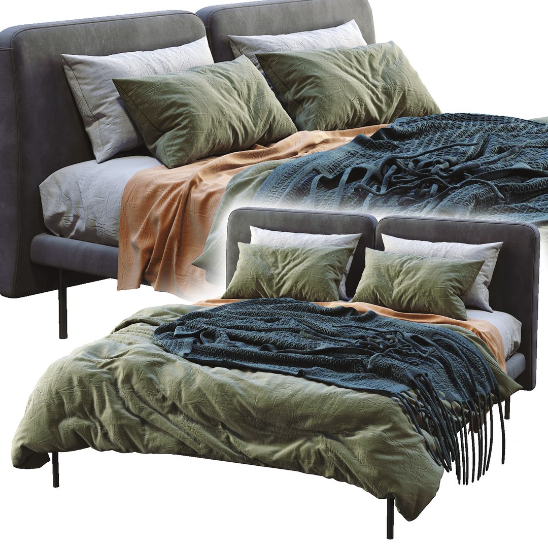 3D Feel Bed Bolzan - TurboSquid 1649238