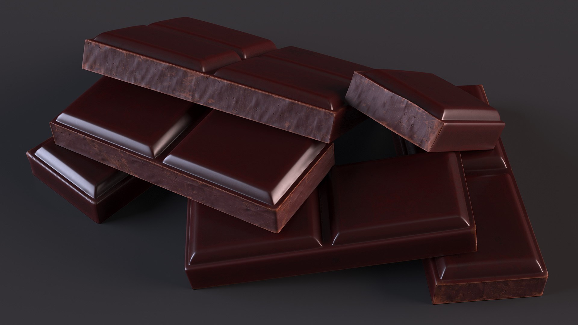 Chocolate Bars Collection 3D - TurboSquid 2087424