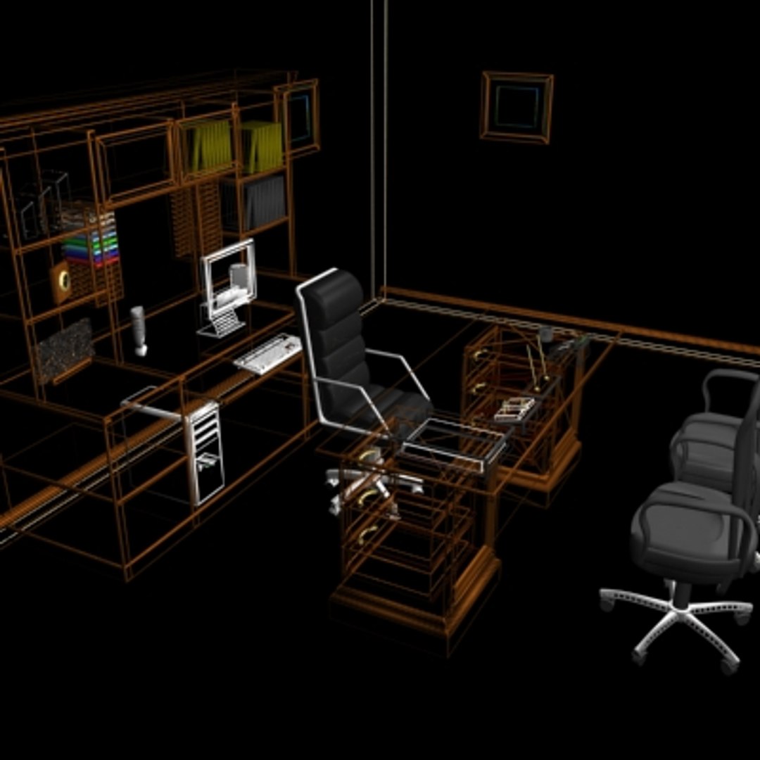 3d office model
