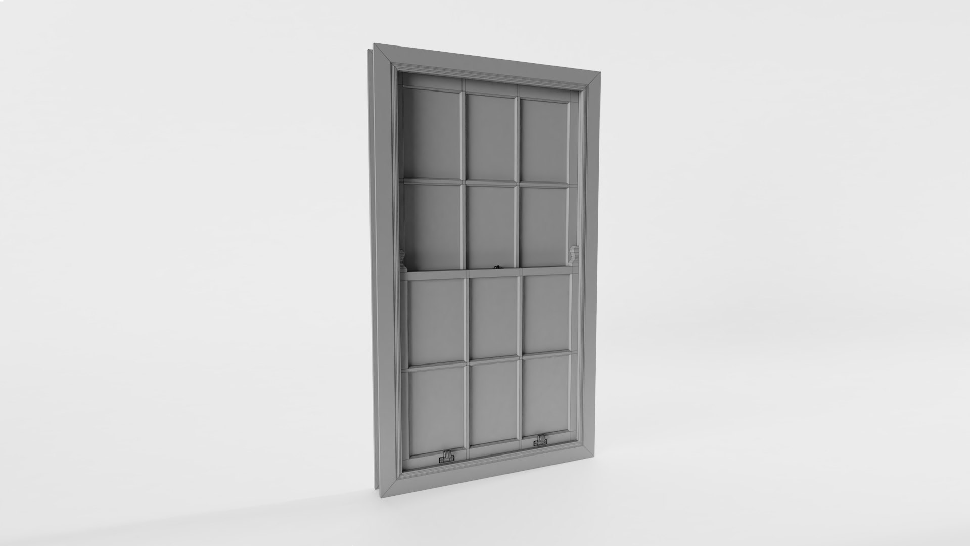 12 Panel Sash Window 3D Model - TurboSquid 2024299