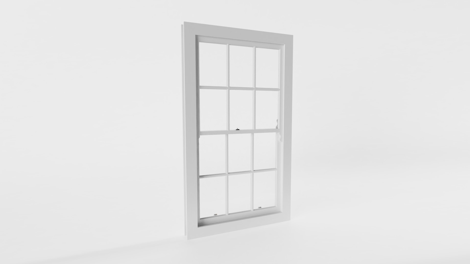 12 Panel Sash Window 3D Model - TurboSquid 2024299