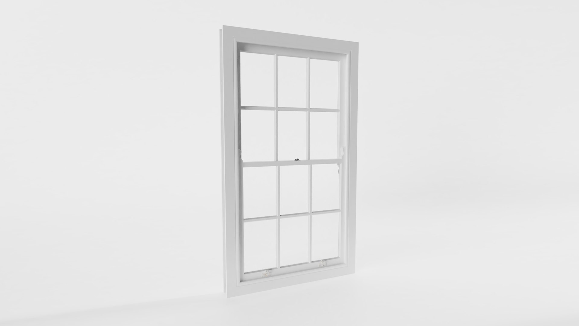 12 Panel Sash Window 3D Model - TurboSquid 2024299