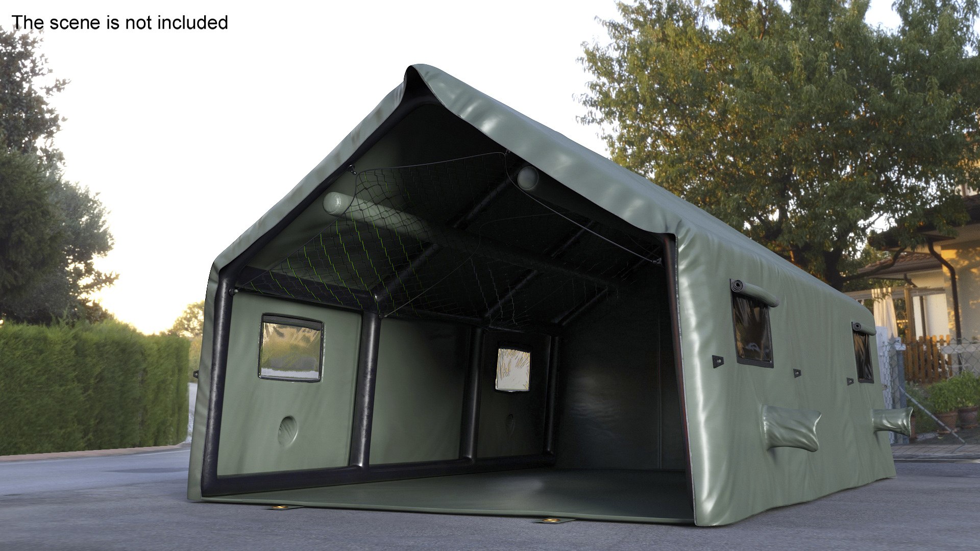 Military Medical Canvas Tent 3D Model - TurboSquid 2273190