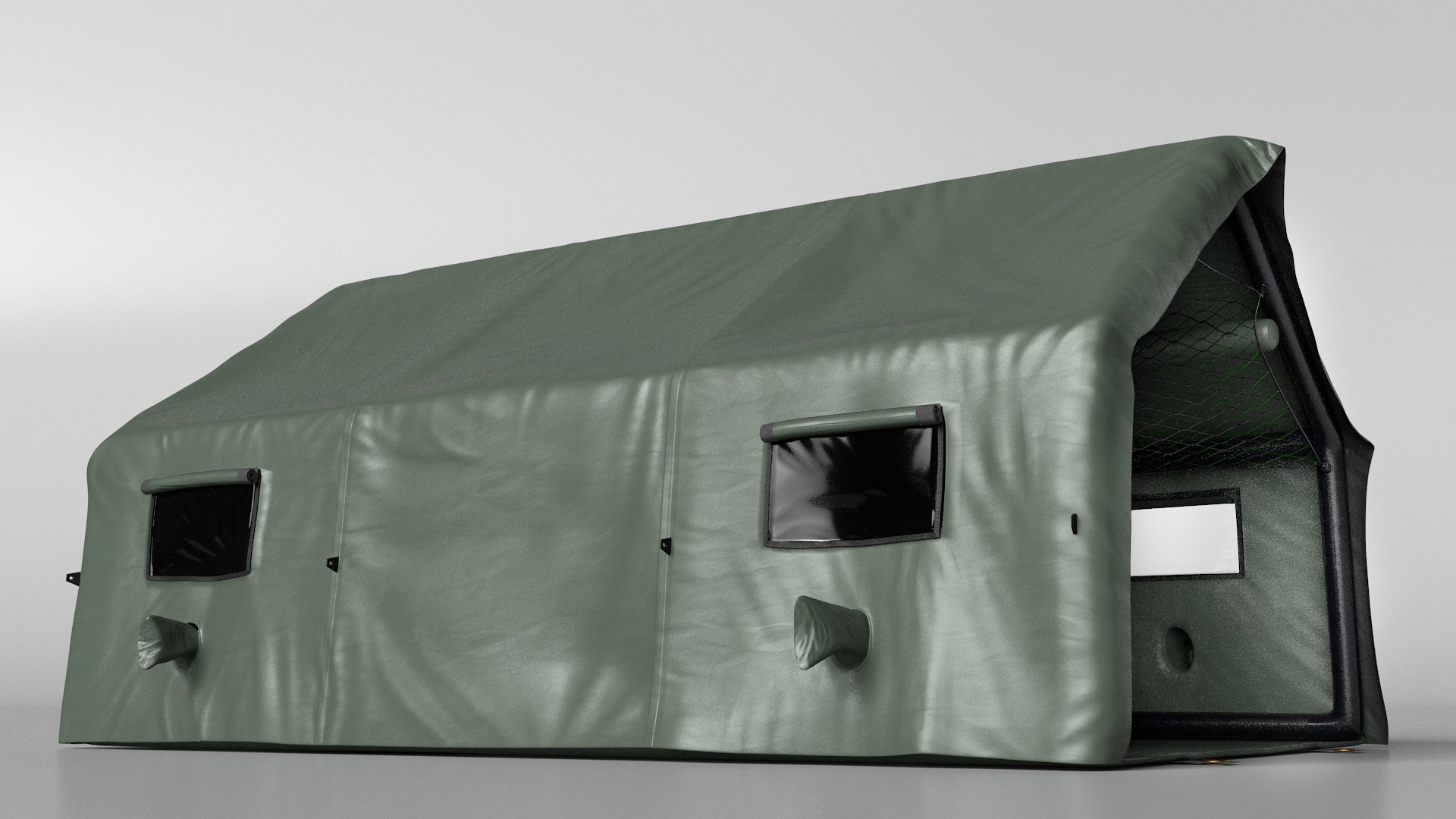 Military Medical Canvas Tent 3D Model - TurboSquid 2273190
