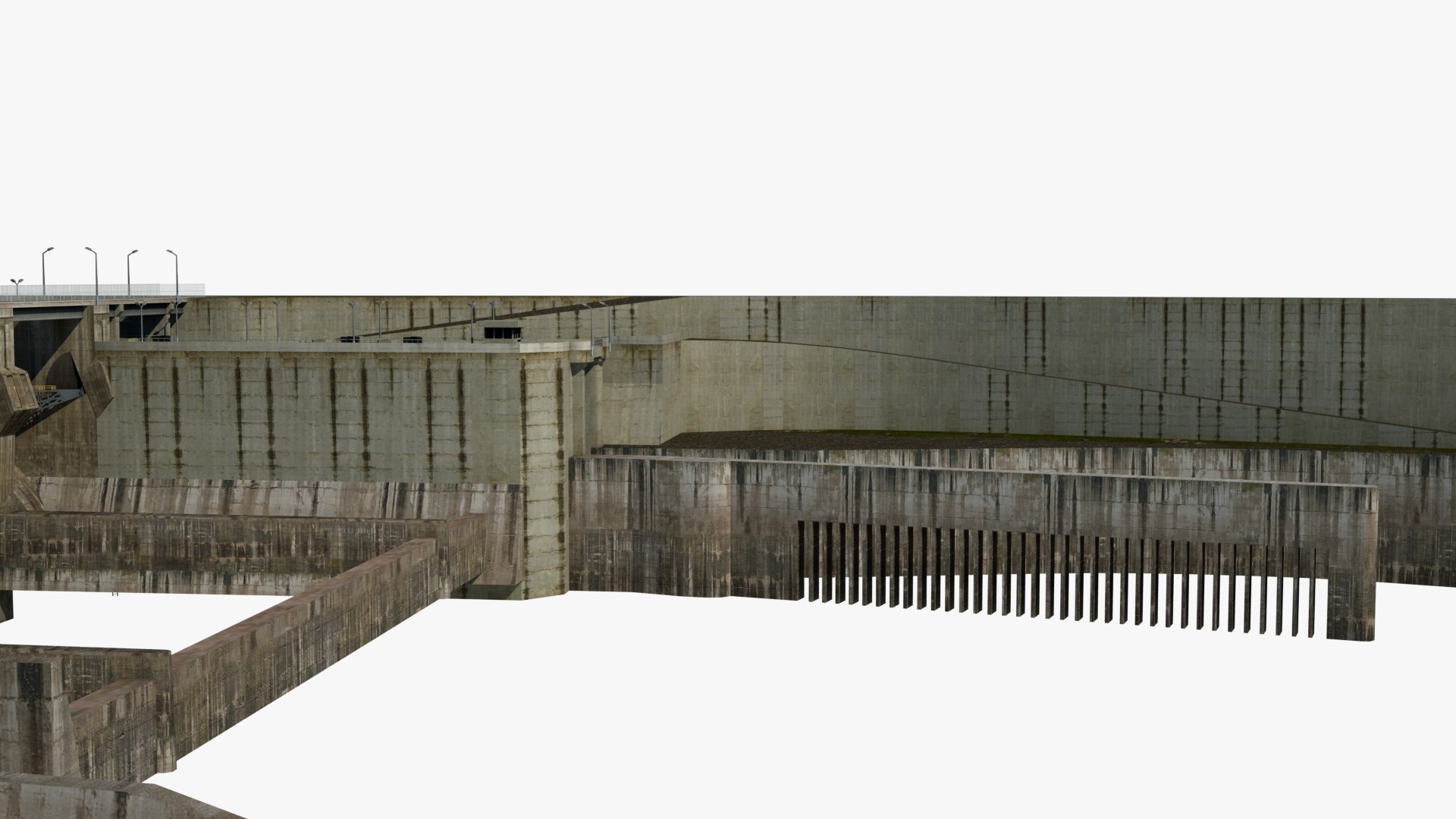 River Dam Lock 2 3D Model - TurboSquid 1450177