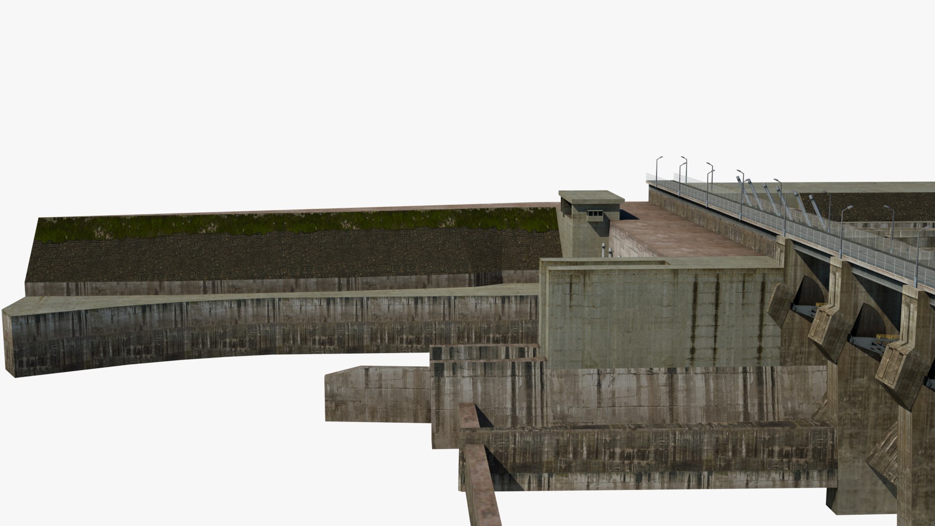 River Dam Lock 2 3D Model - TurboSquid 1450177