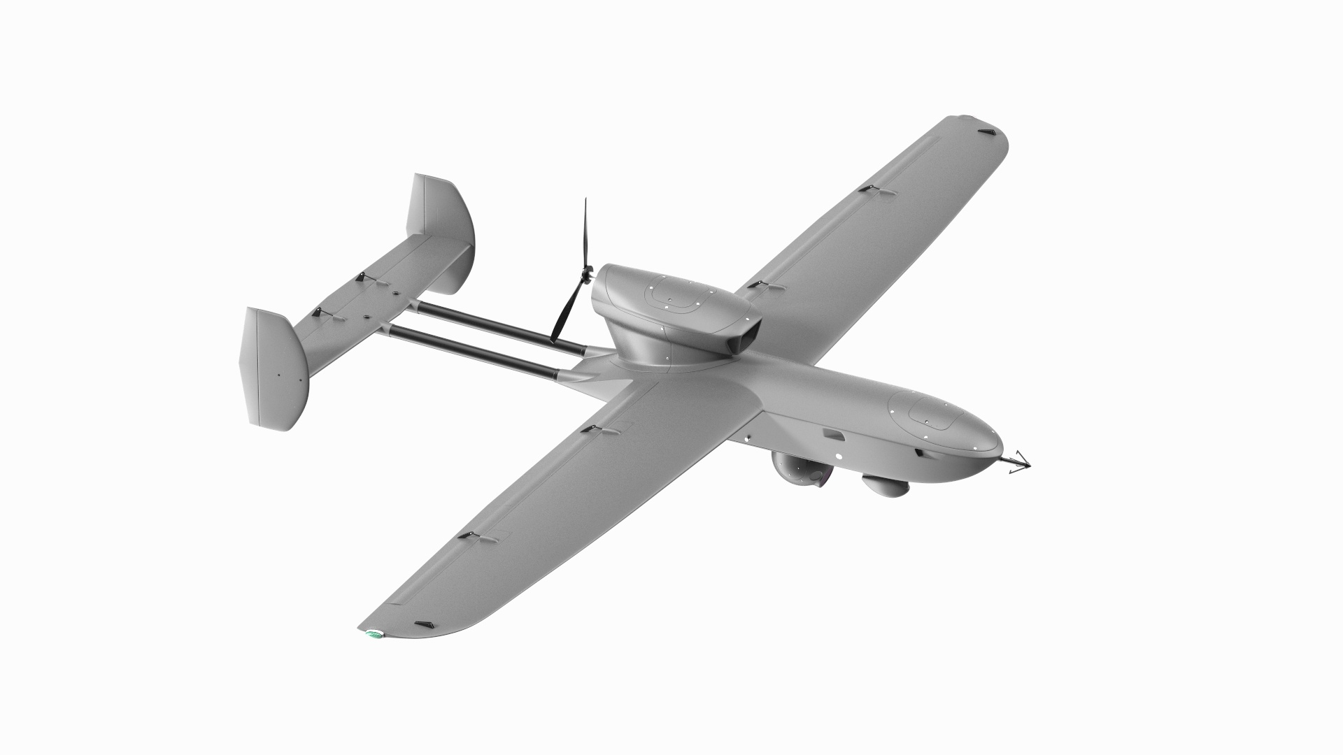 Fixed wing surveillance drone store