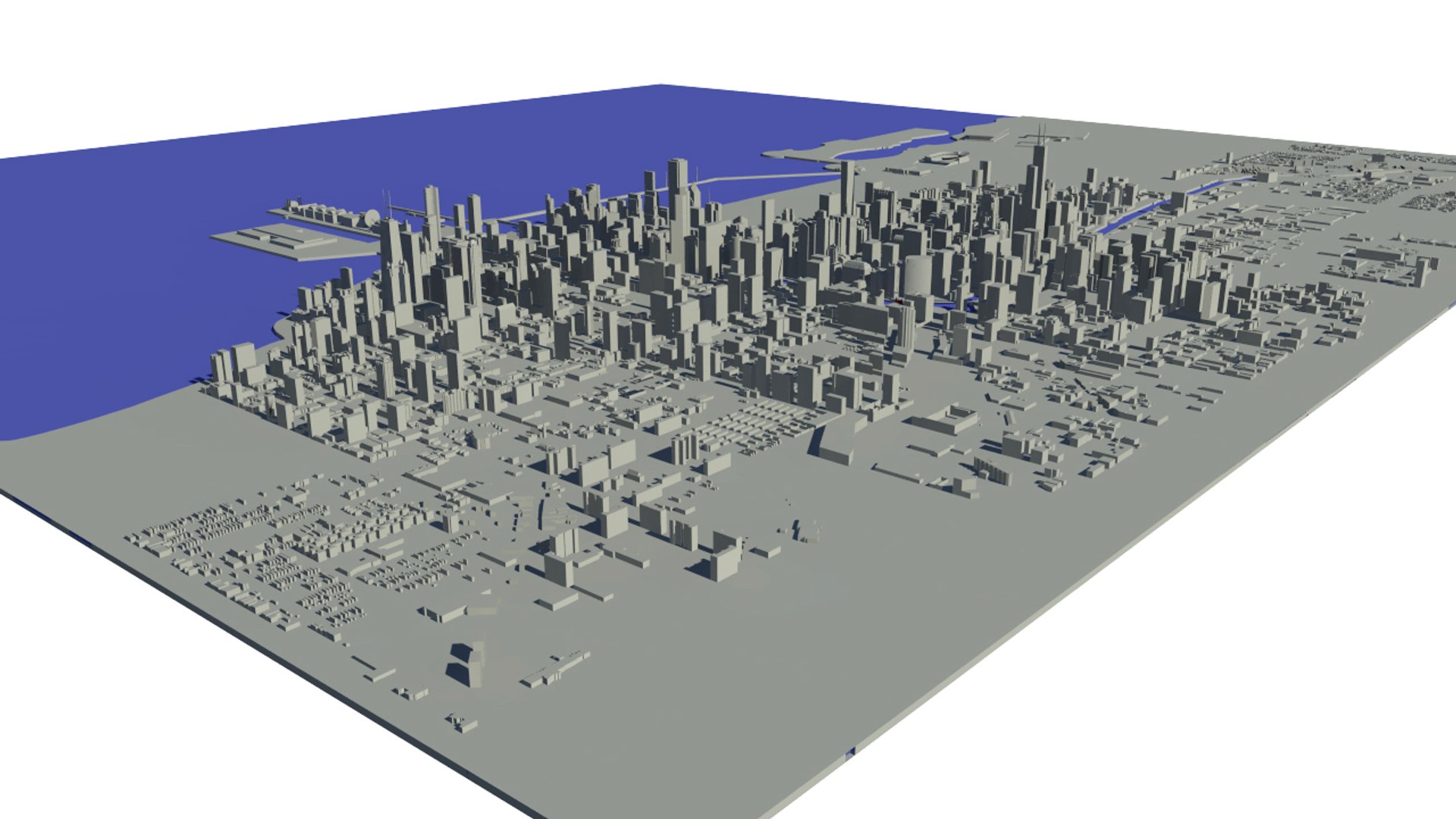 3d Cityscape Chicago