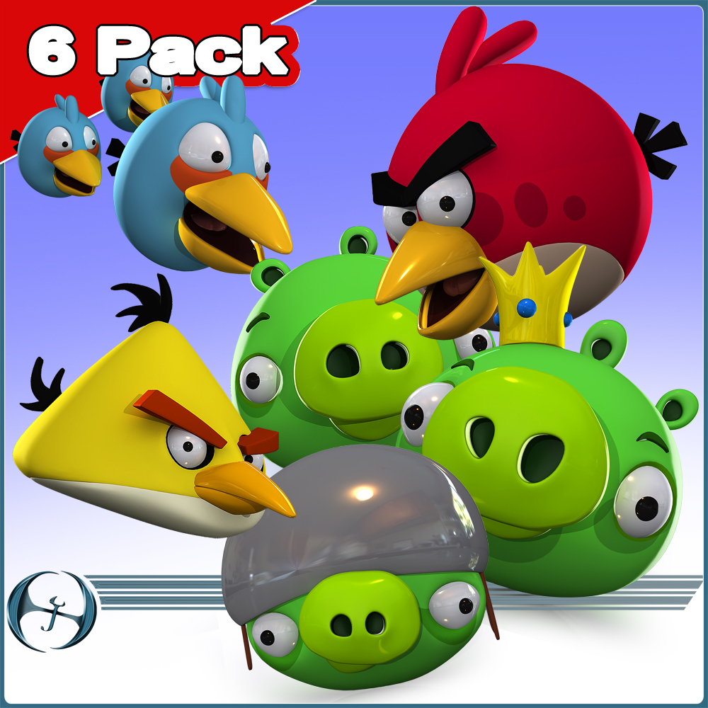 angry bird 6 pack 3d 3ds