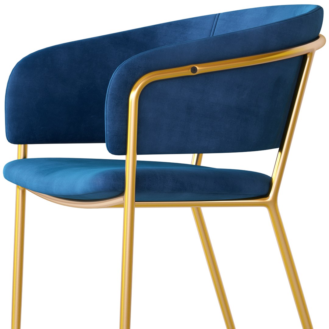 3D Linea Furniture Luxe Amon Chair - TurboSquid 2177279