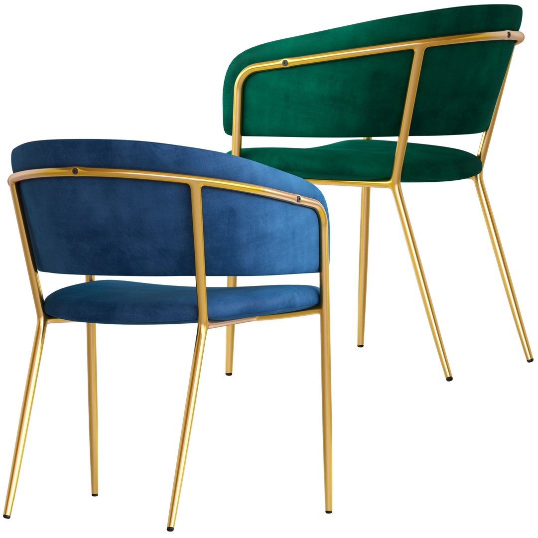 3D Linea Furniture Luxe Amon Chair - TurboSquid 2177279