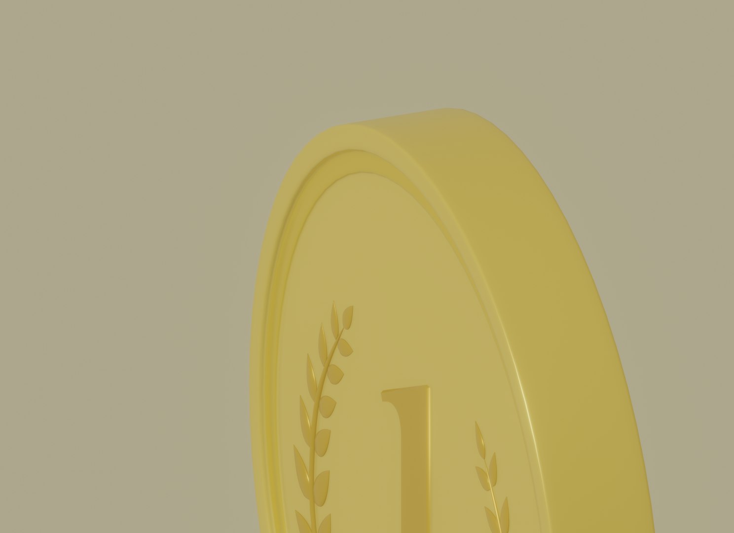 3D Gold Medal Model - TurboSquid 2197160