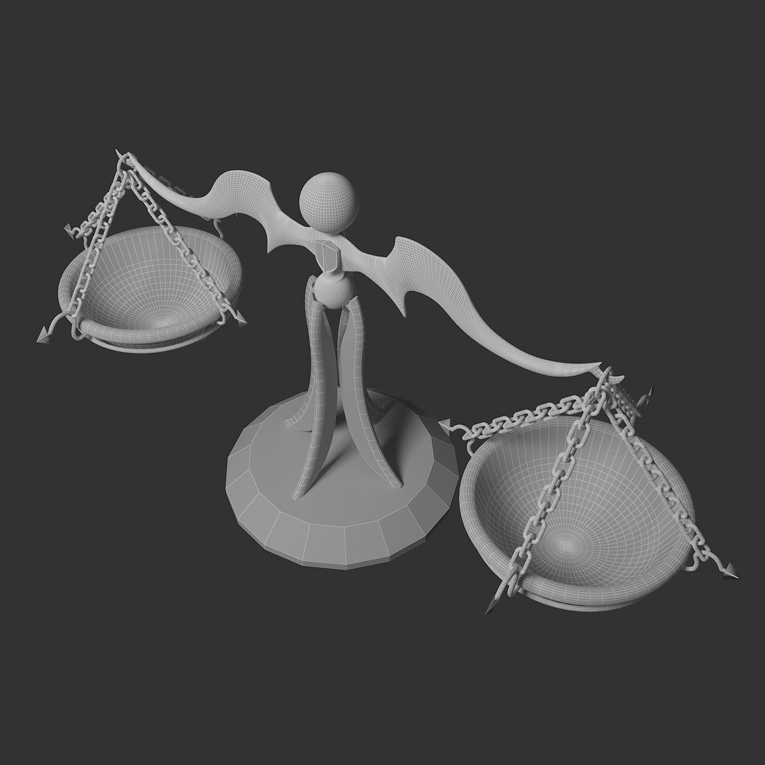Libra Zodiac Statue 3D 3D Model - TurboSquid 1908294