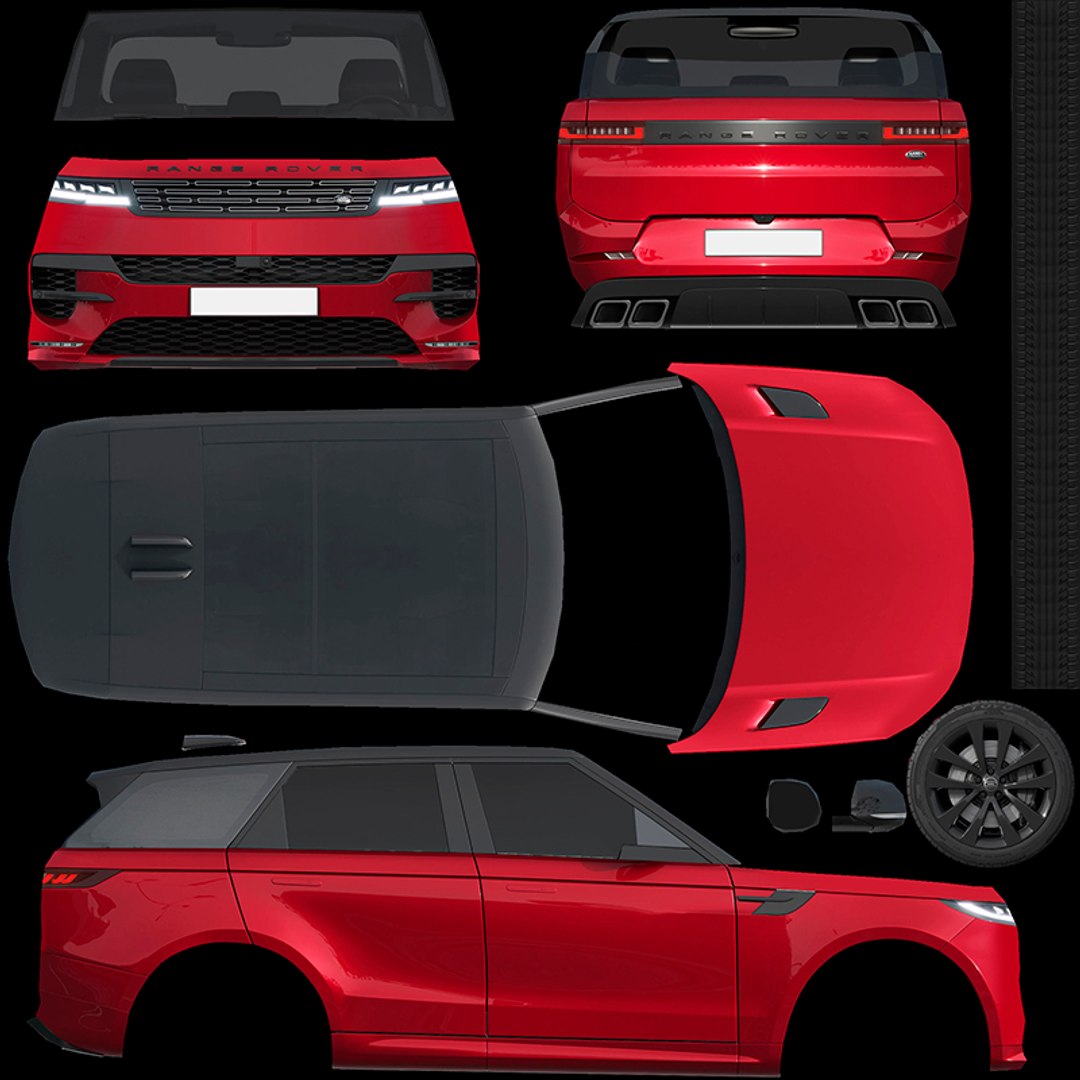 3D Model Land Rover Range Rover Sport 2023 - TurboSquid 2160628
