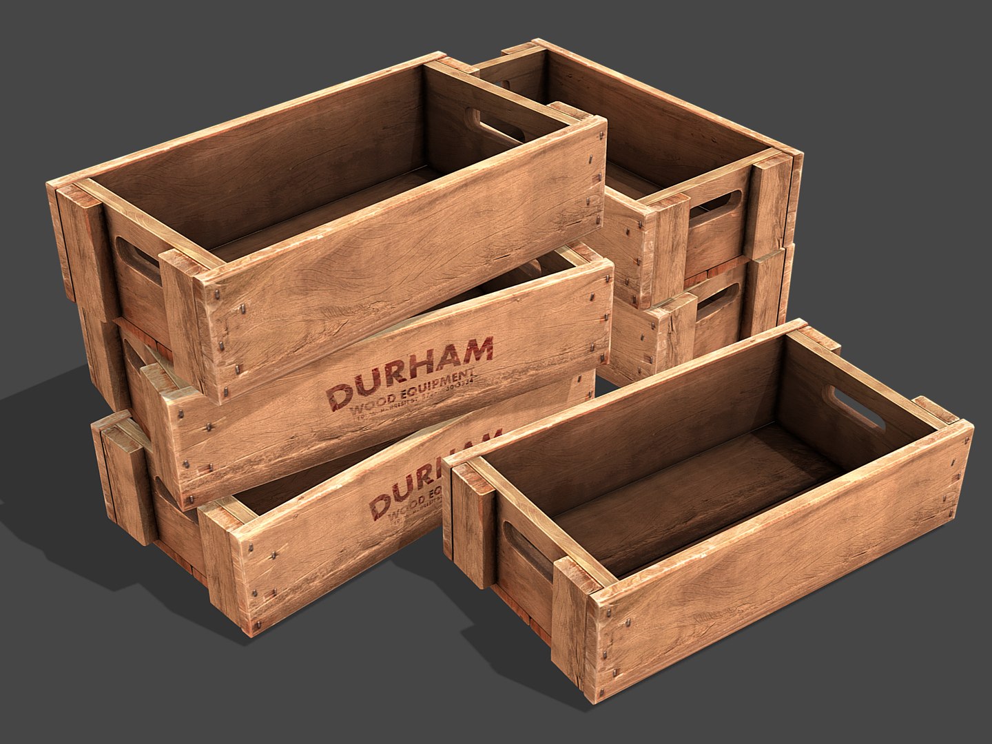 Crate Container 3D Model - TurboSquid 1626332