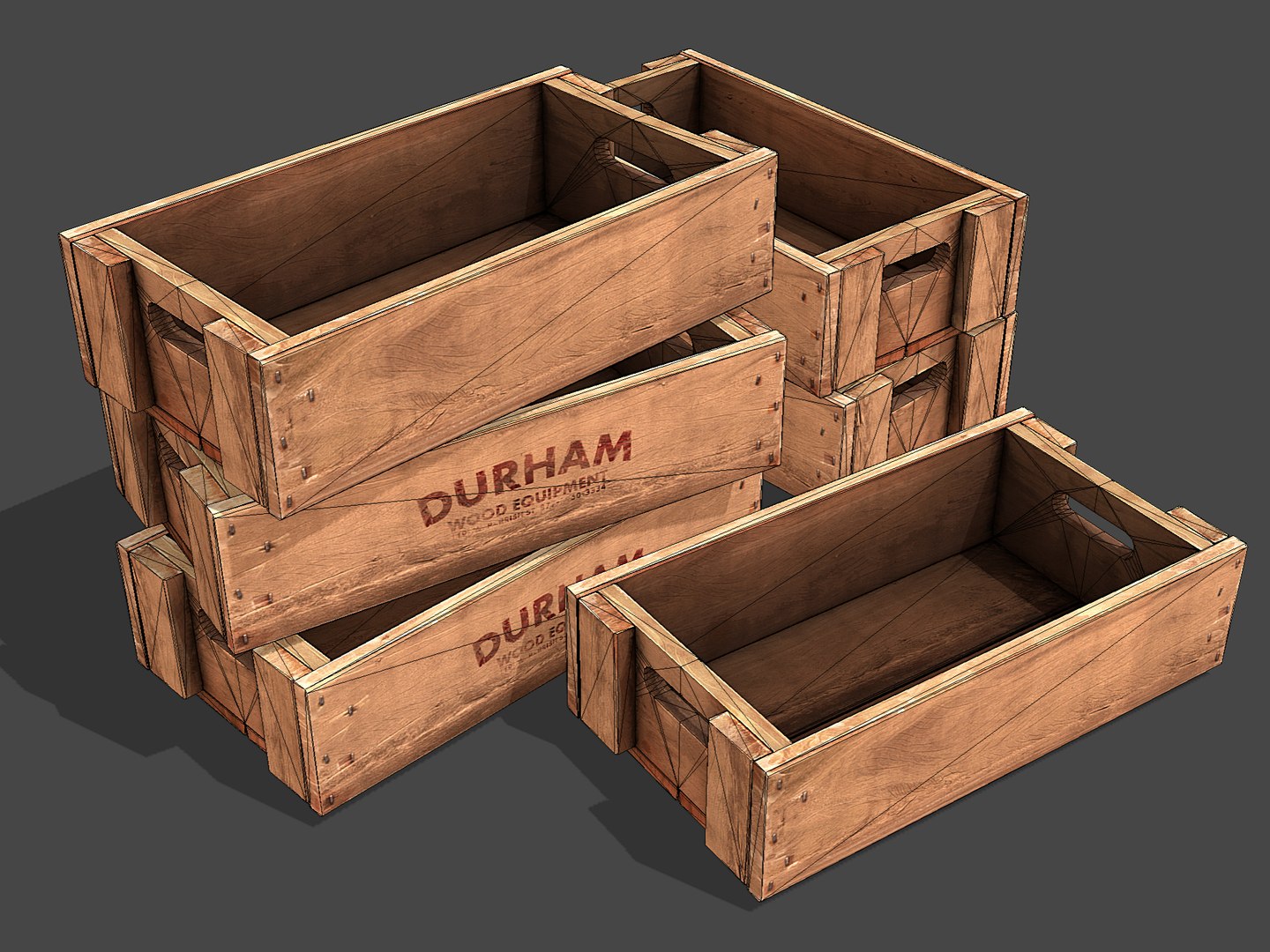 Crate Container 3D Model - TurboSquid 1626332