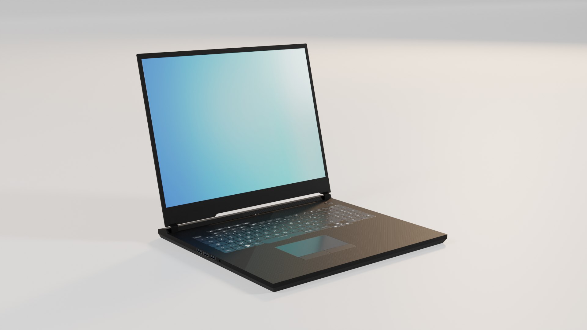 Low Poly Unbranded Laptop Model - TurboSquid 2182220