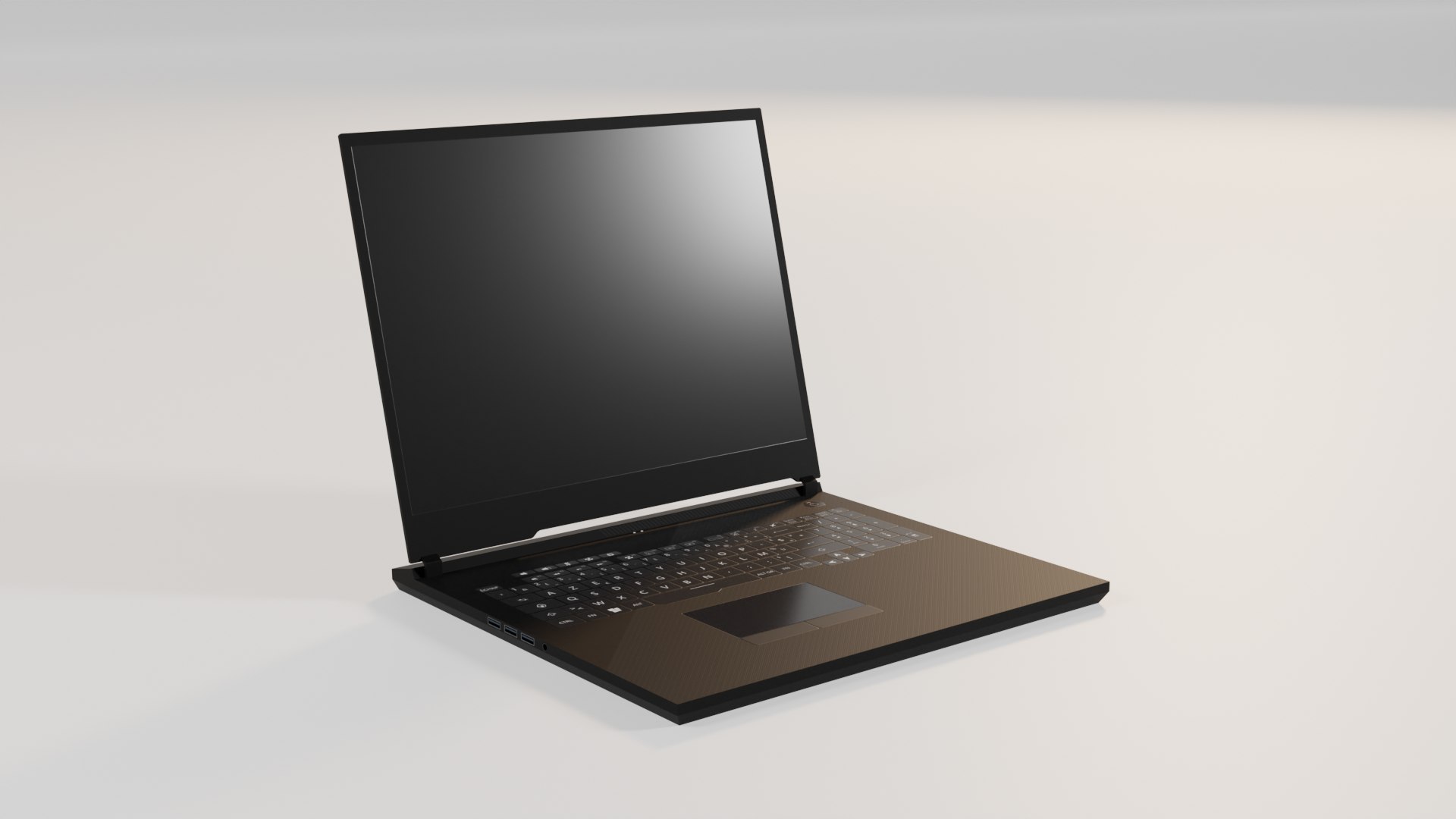 Low Poly Unbranded Laptop Model - TurboSquid 2182220