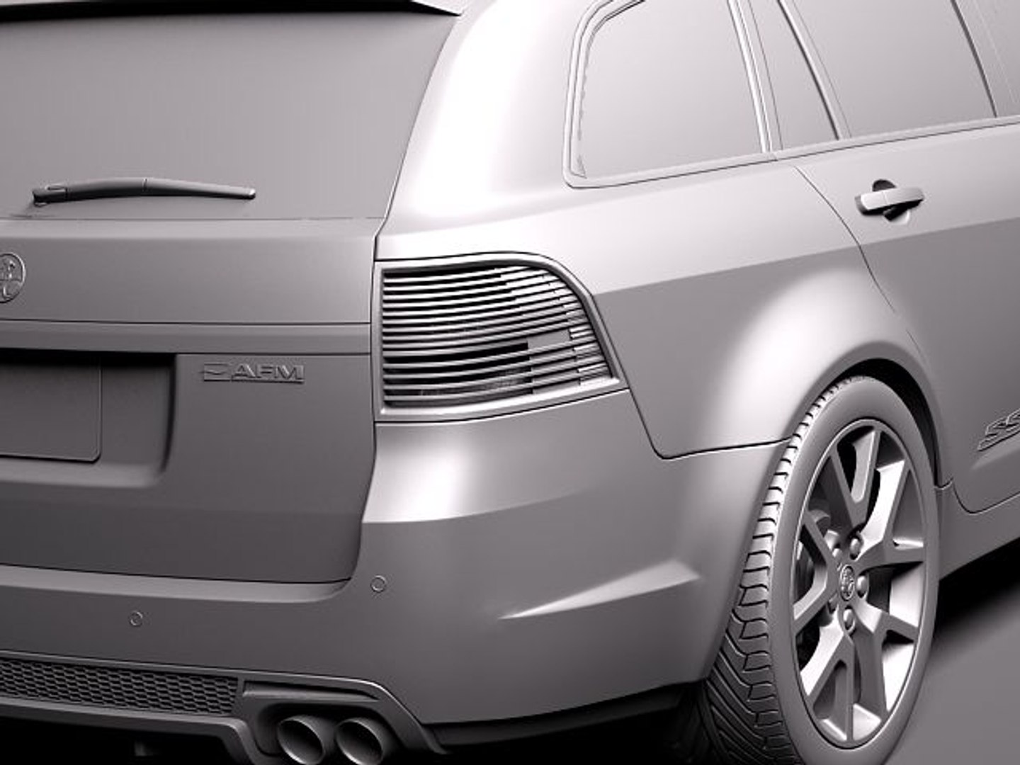 3d Model Of Holden Ve Ii Commodore