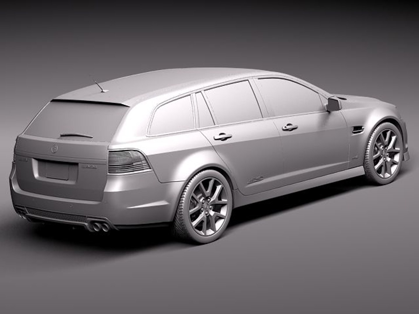 3d Model Of Holden Ve Ii Commodore
