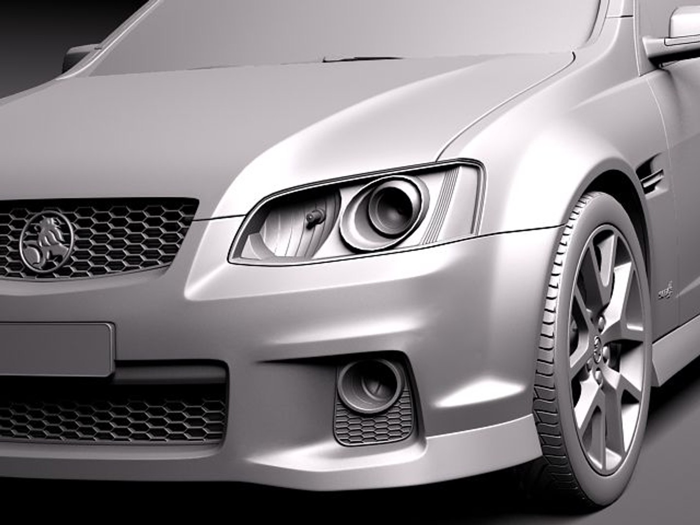 3d Model Of Holden Ve Ii Commodore