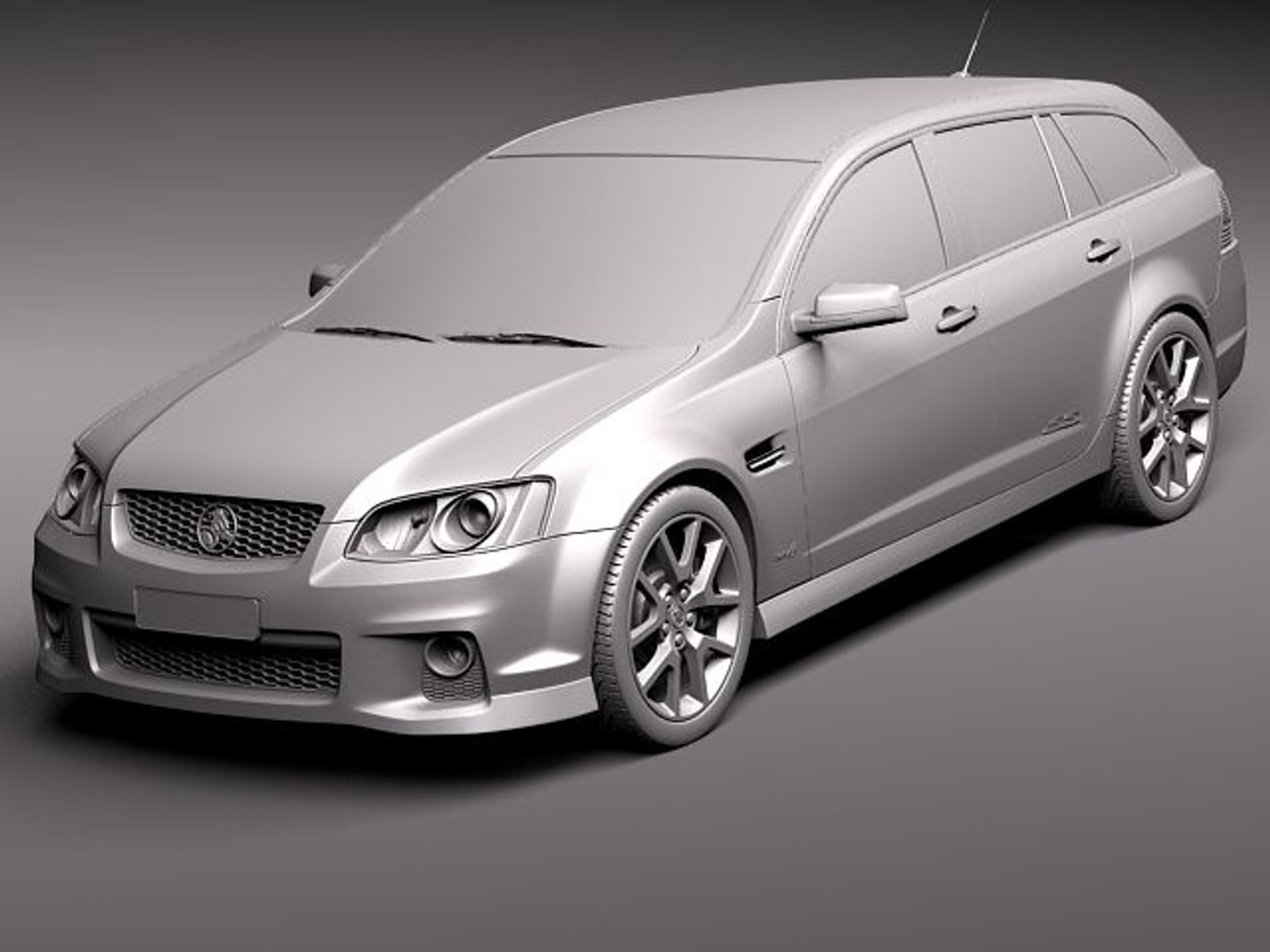 3d Model Of Holden Ve Ii Commodore