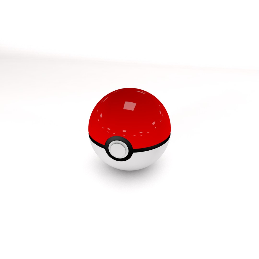 Pokemon Ball 3D - TurboSquid 1326676