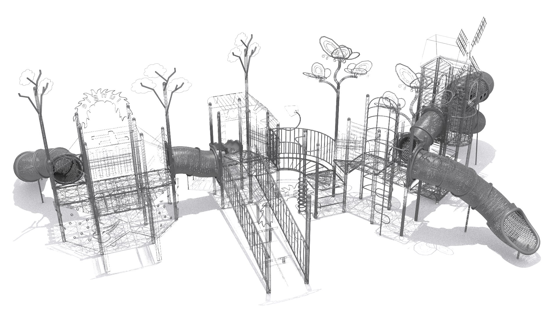 Tiger Tigriss Playground Model - TurboSquid 1779251
