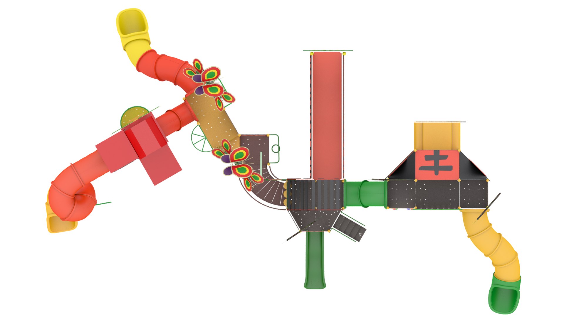 Tiger Tigriss Playground Model - TurboSquid 1779251