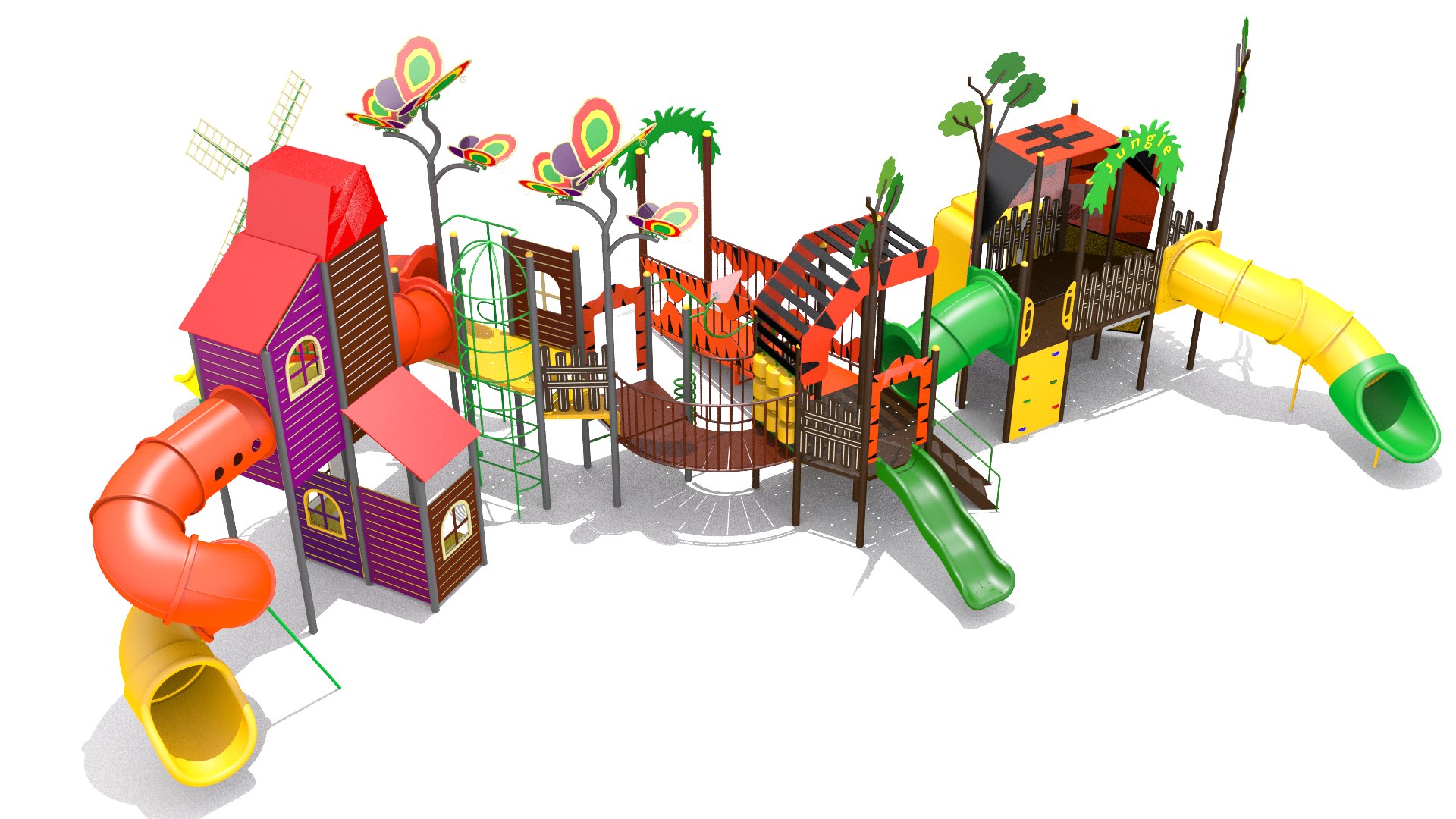 Tiger Tigriss Playground Model - TurboSquid 1779251