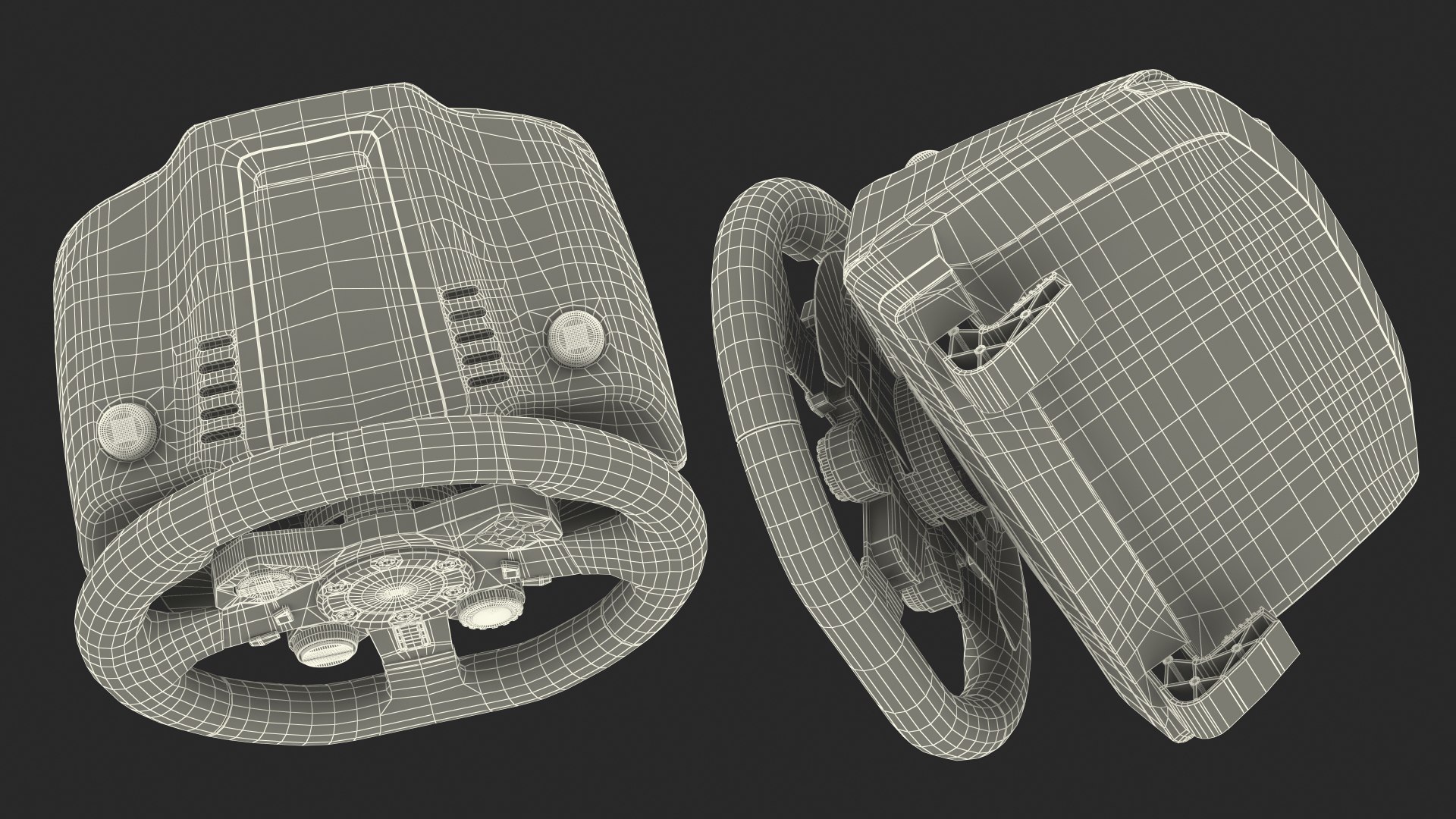 Driving Game Device Wheel 3D model - TurboSquid 2112972