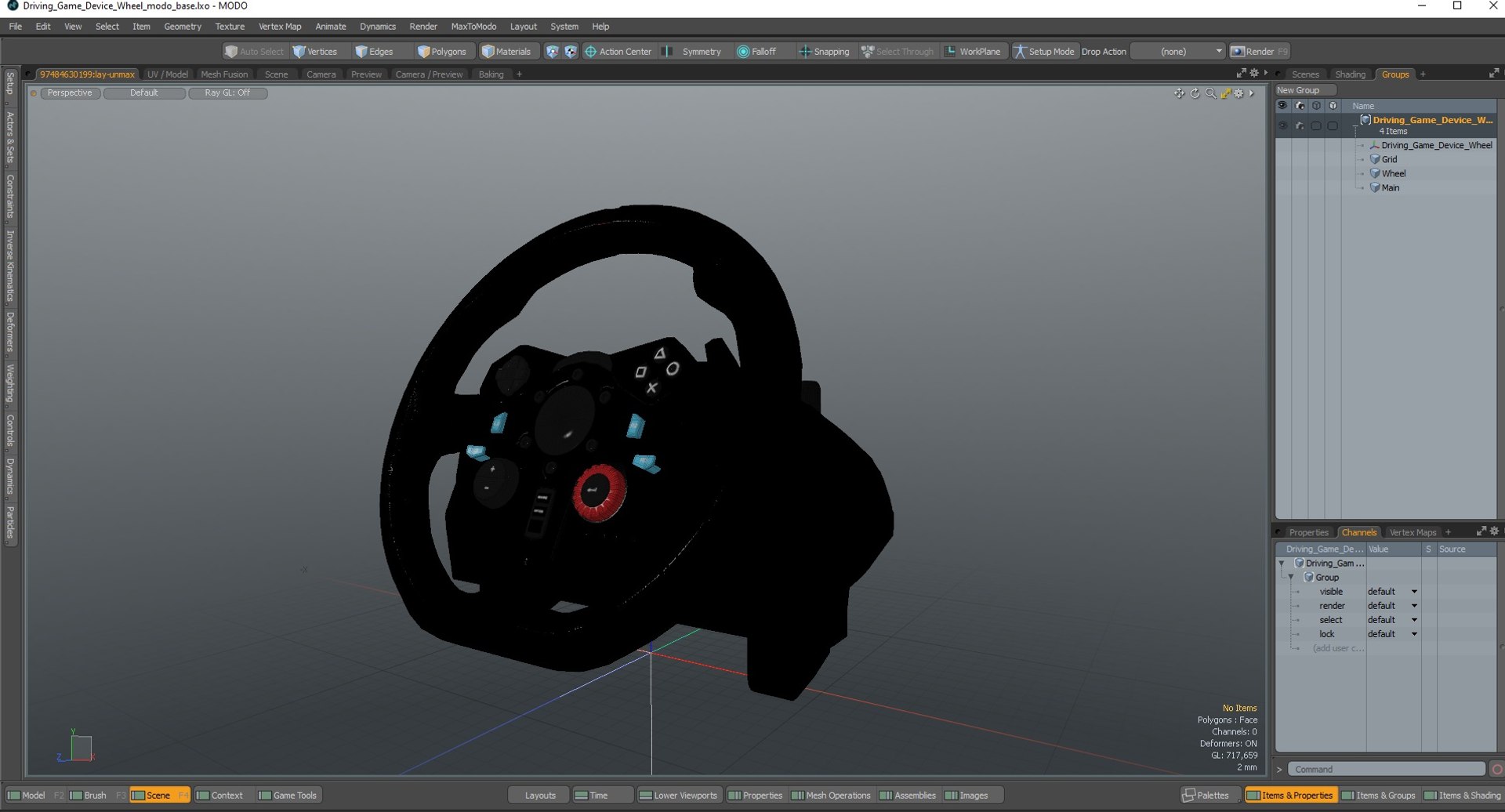 Driving Game Device Wheel 3D model - TurboSquid 2112972