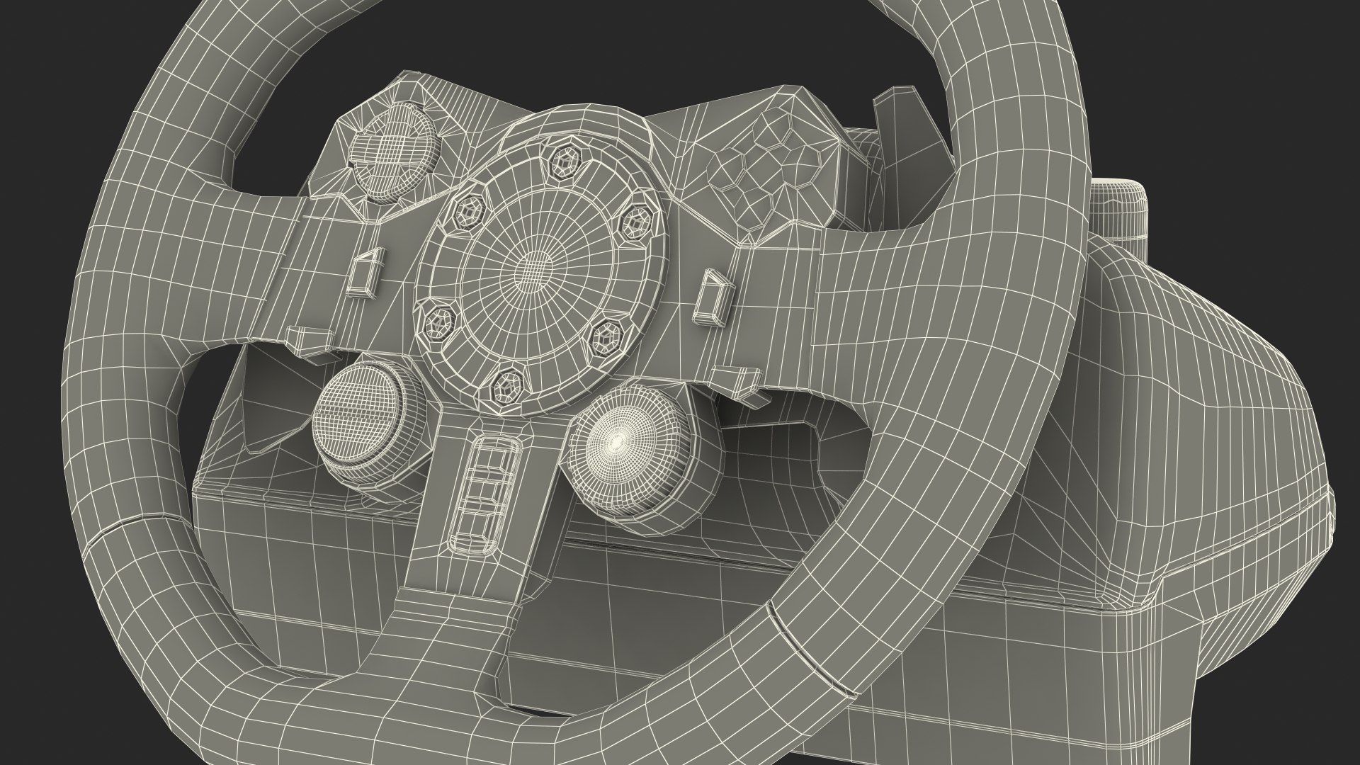 Driving Game Device Wheel 3D model - TurboSquid 2112972
