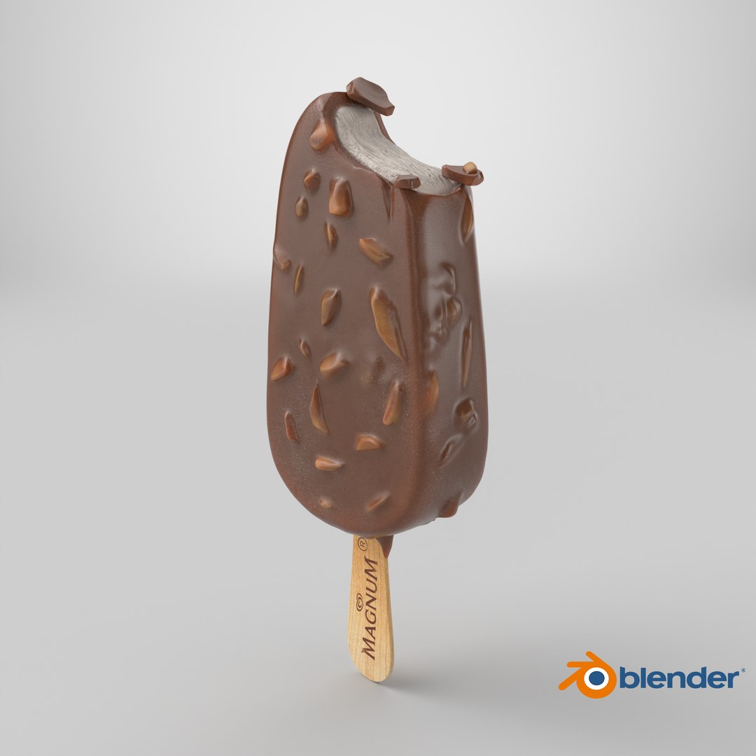 Magnum Ice Cream Popsicle 3D - TurboSquid 2324298