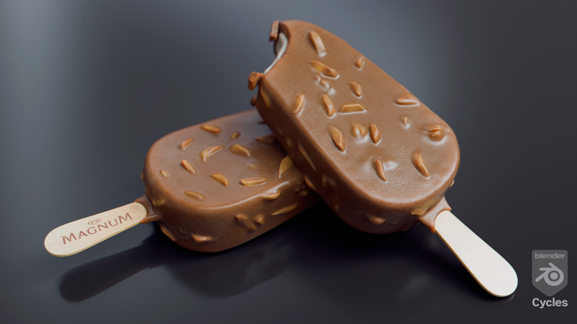Magnum Ice Cream Popsicle 3D - TurboSquid 2324298