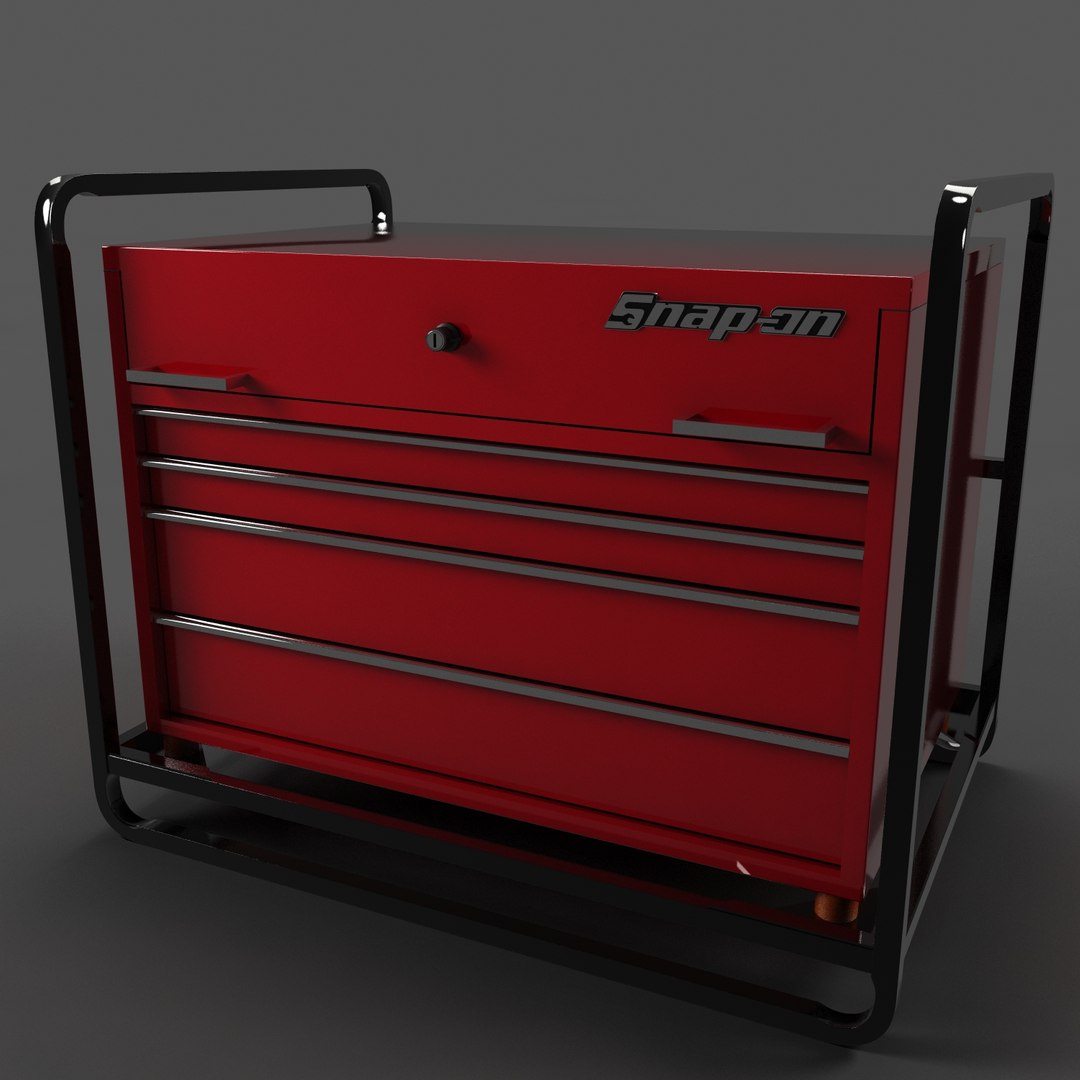 3d road chest model