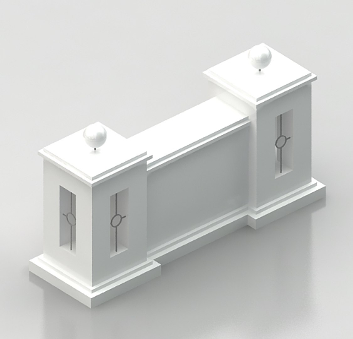 3d model monument sign 1