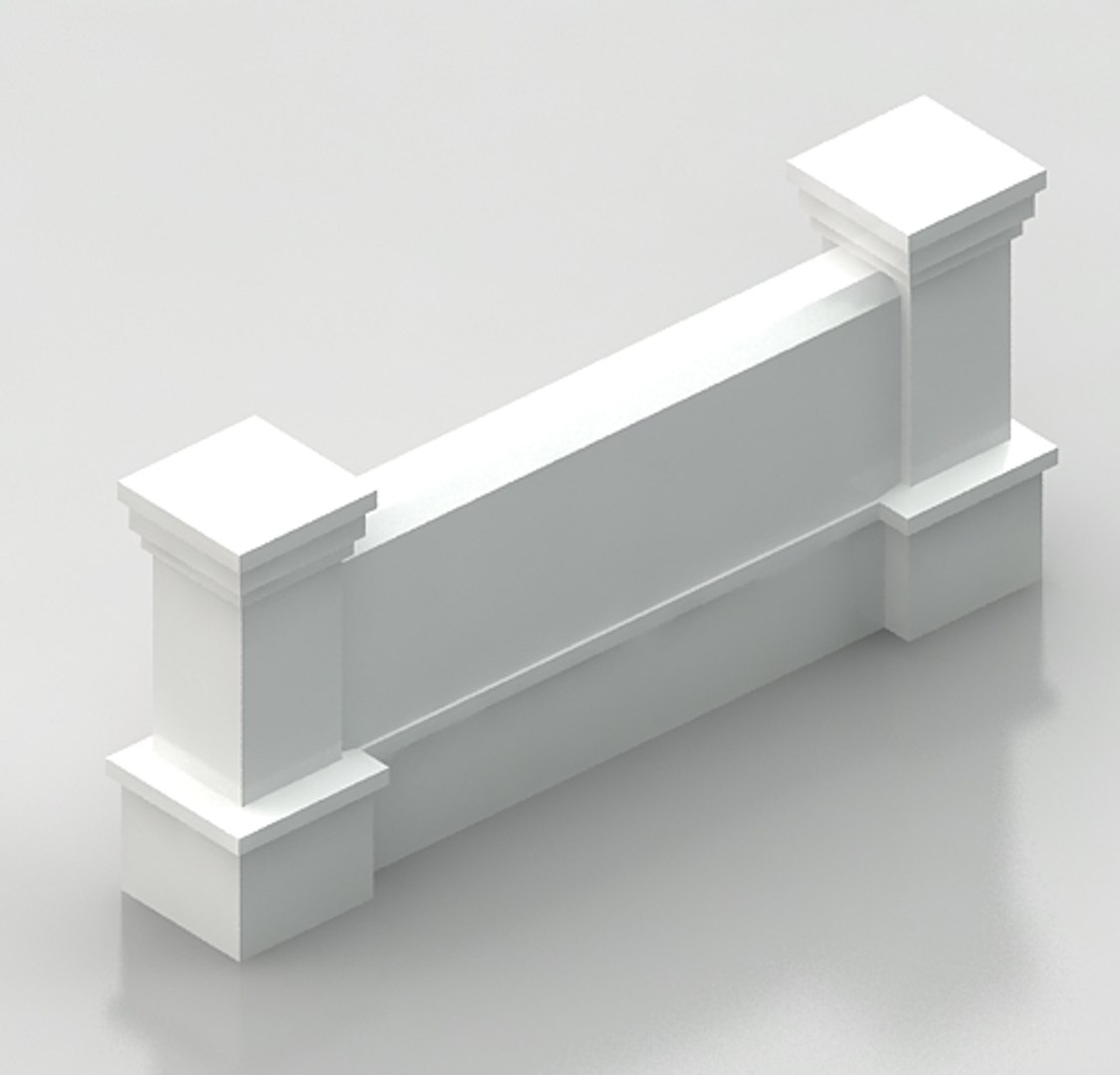 3d model monument sign 1