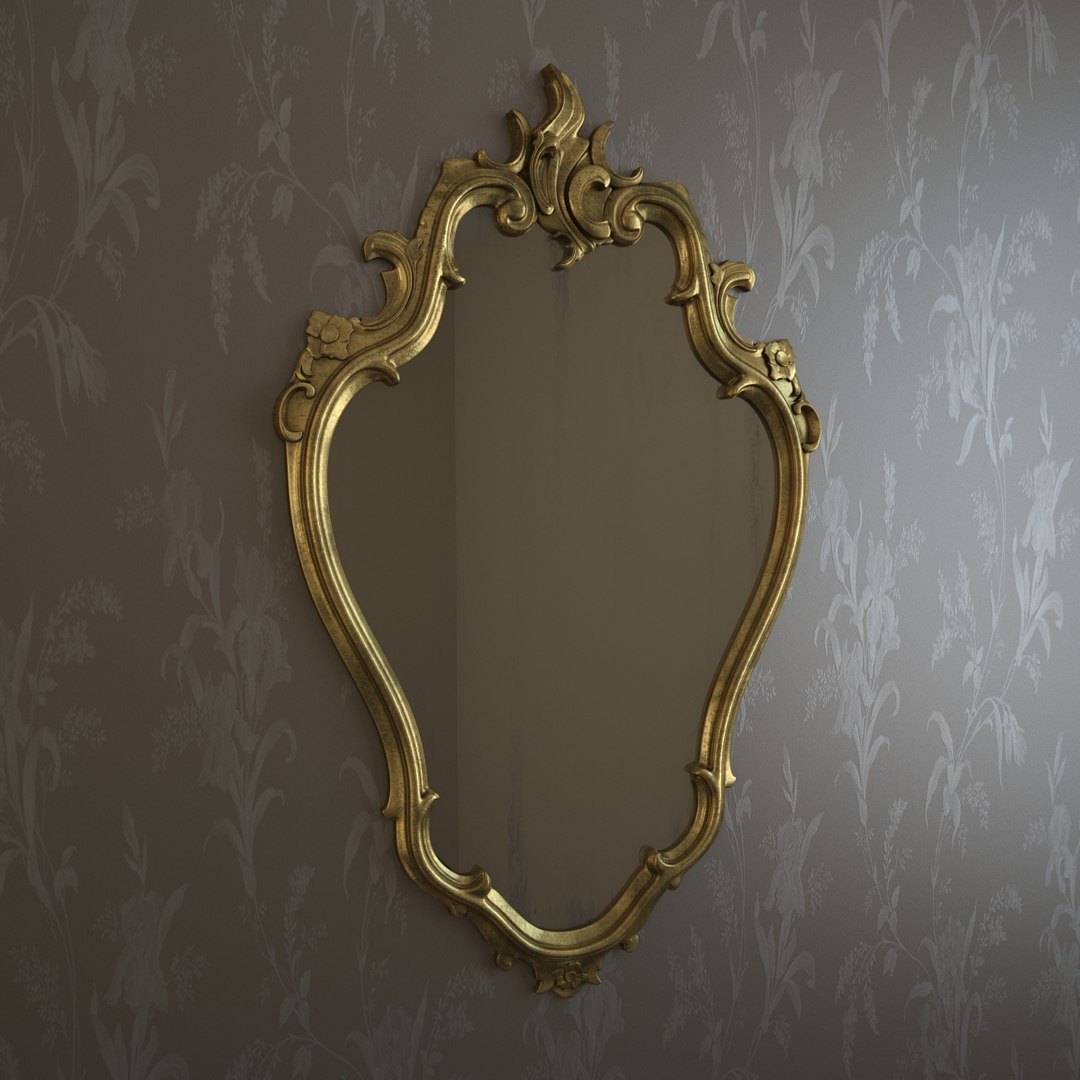 3d Frame Mirror Miror Model