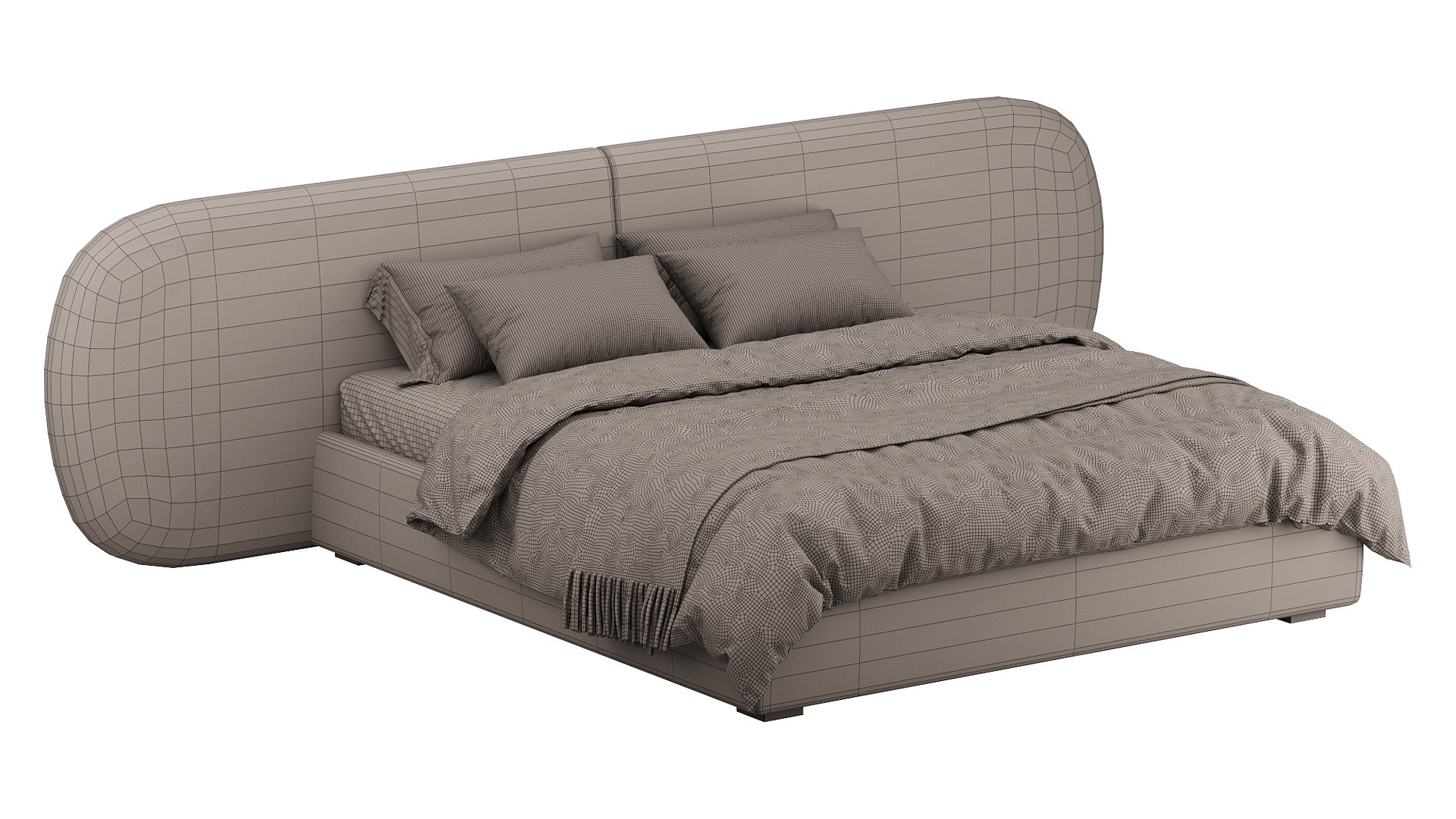 3D Model Bed Malbina - TurboSquid 2325664