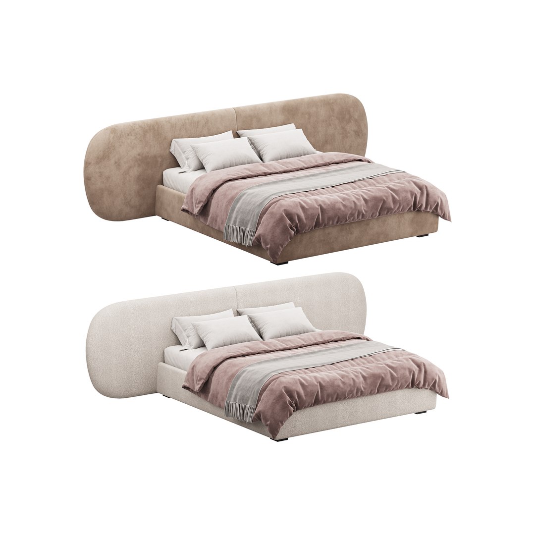 3D Model Bed Malbina - TurboSquid 2325664