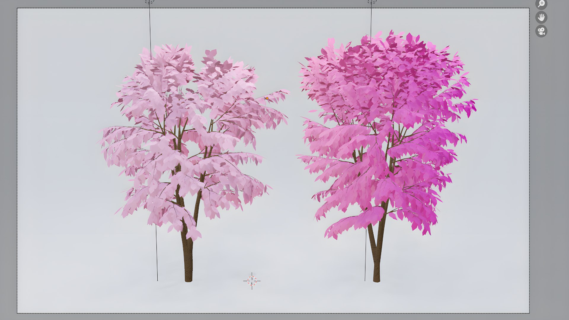 3D Model Japan Stylized Trees - TurboSquid 2140630