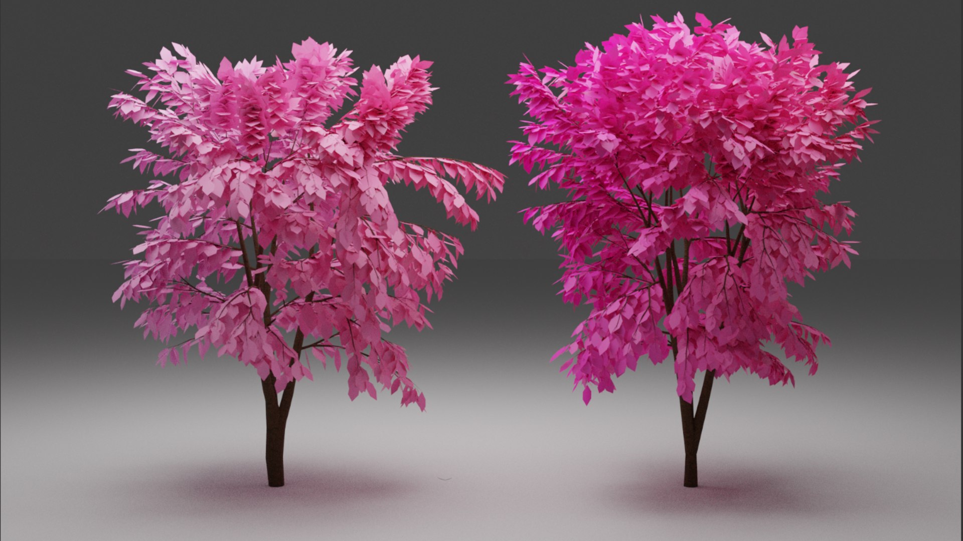 3D Model Japan Stylized Trees - TurboSquid 2140630