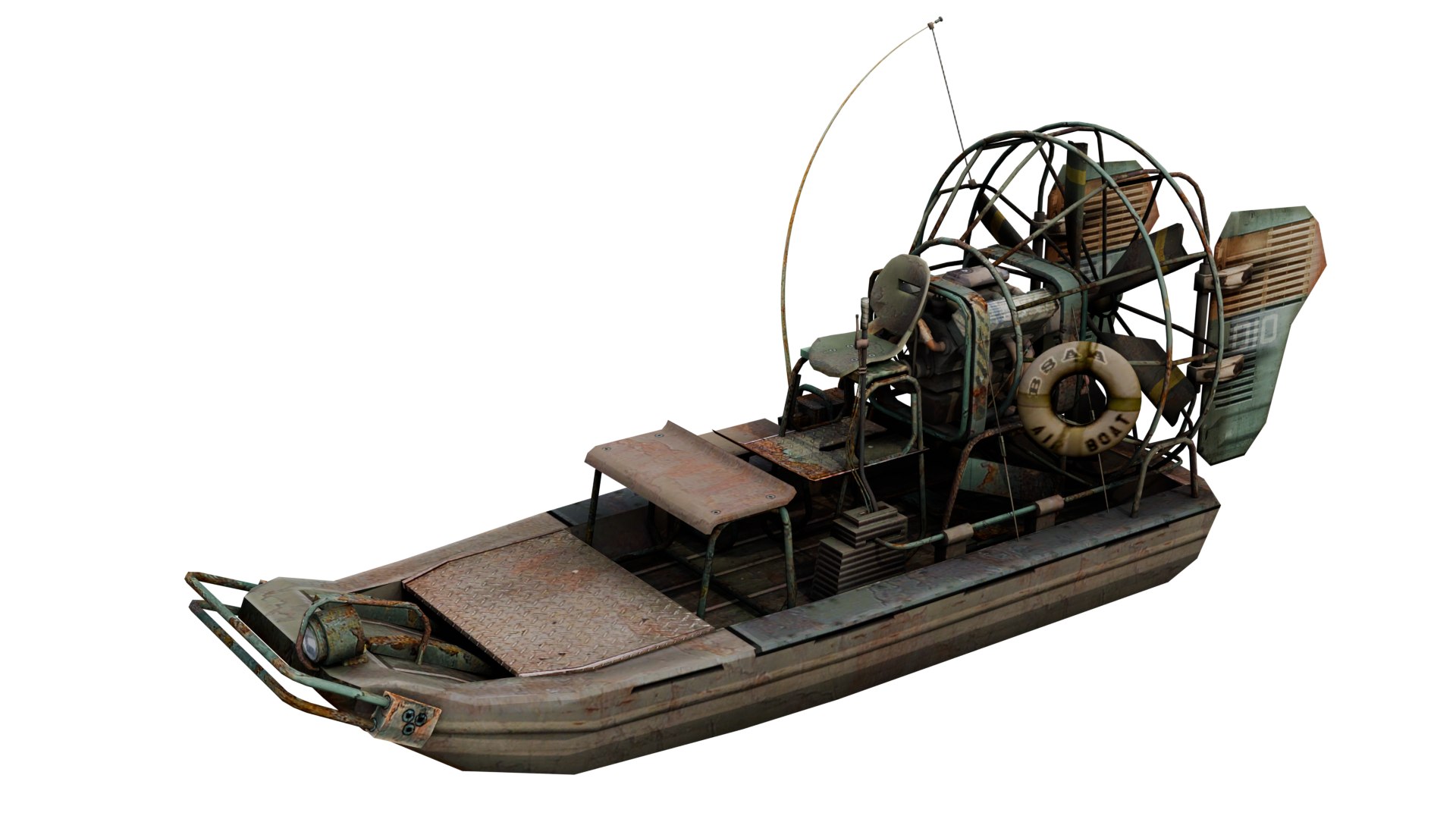 3D Air Boat Model - TurboSquid 2309972