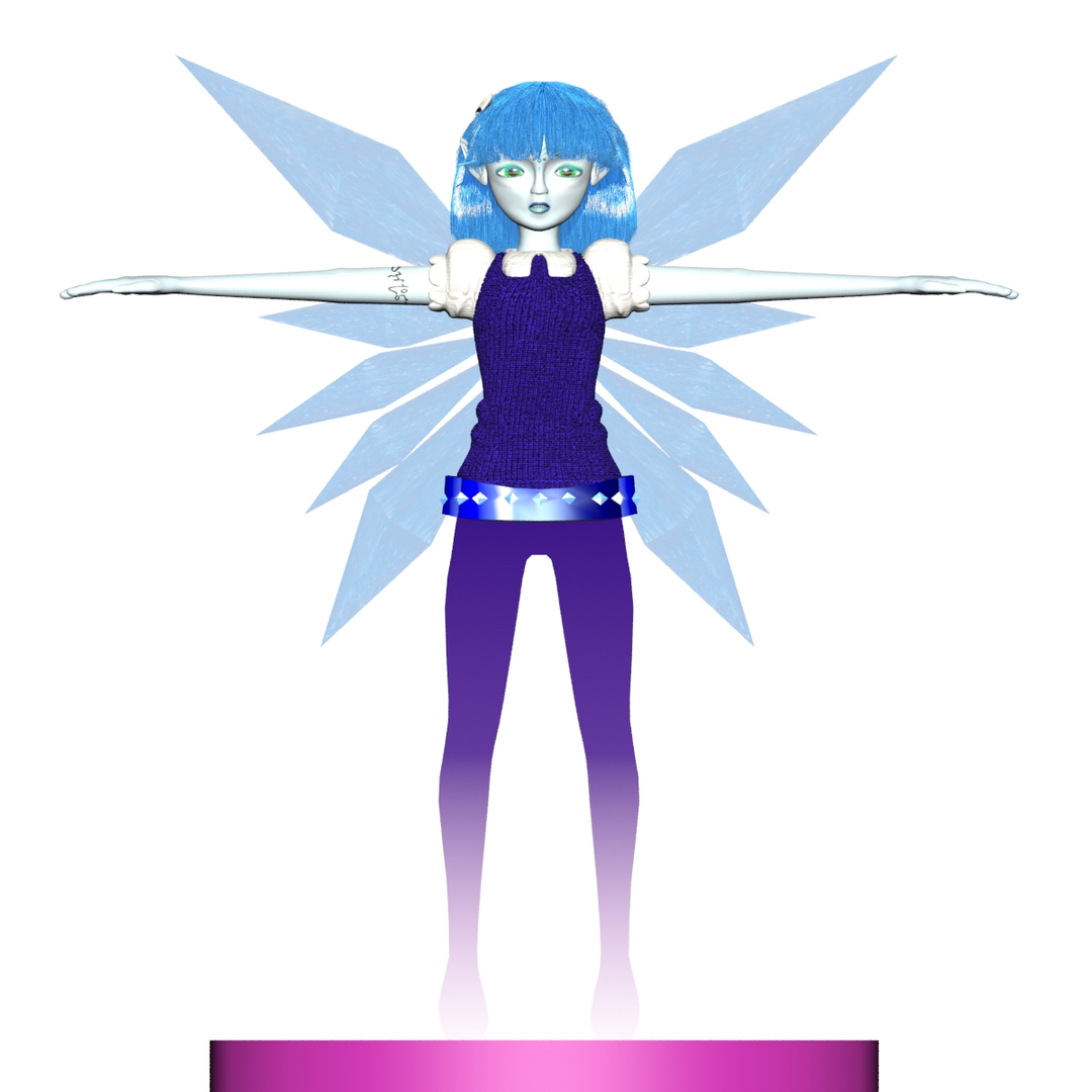 3d Model Of Nebula Girl