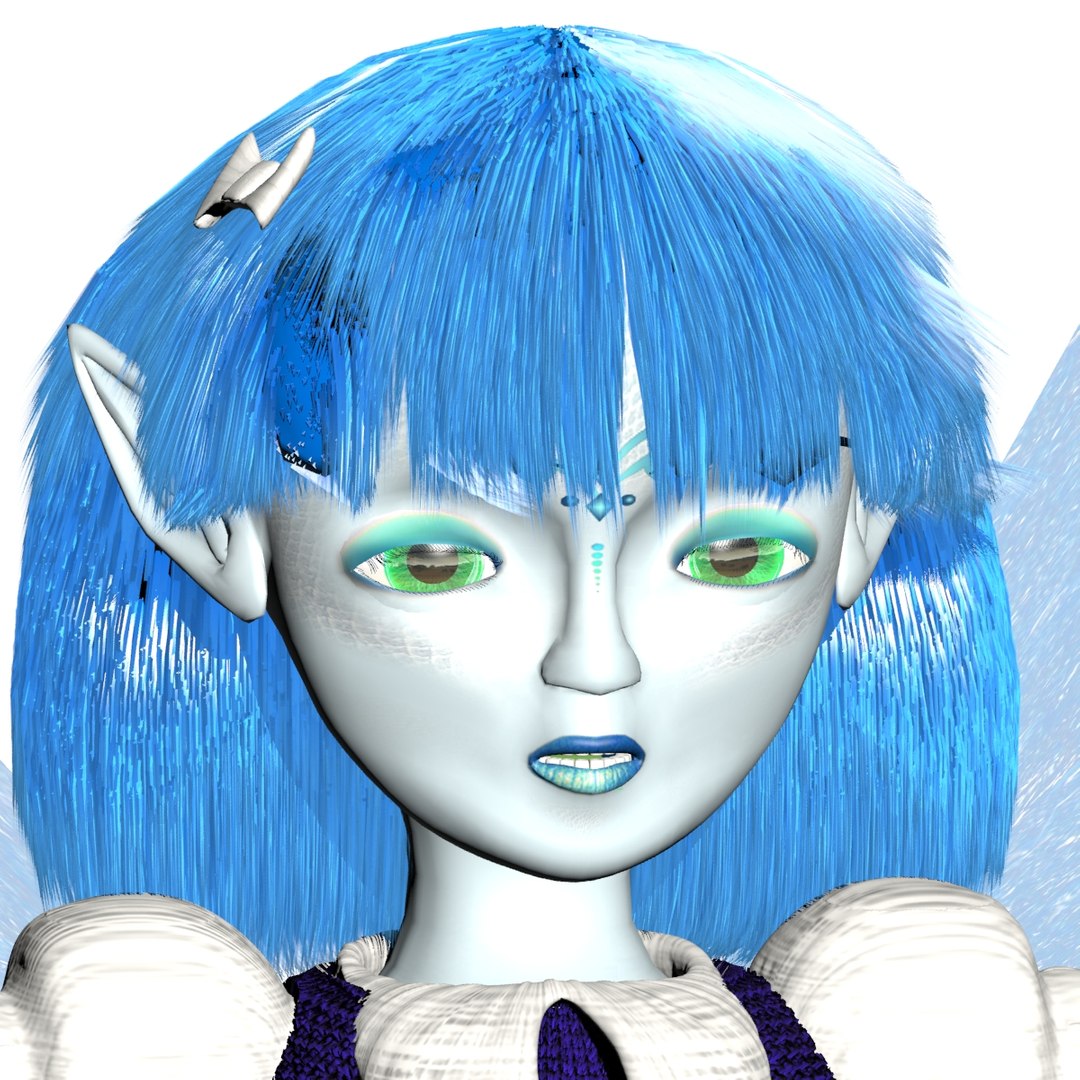 3d Model Of Nebula Girl